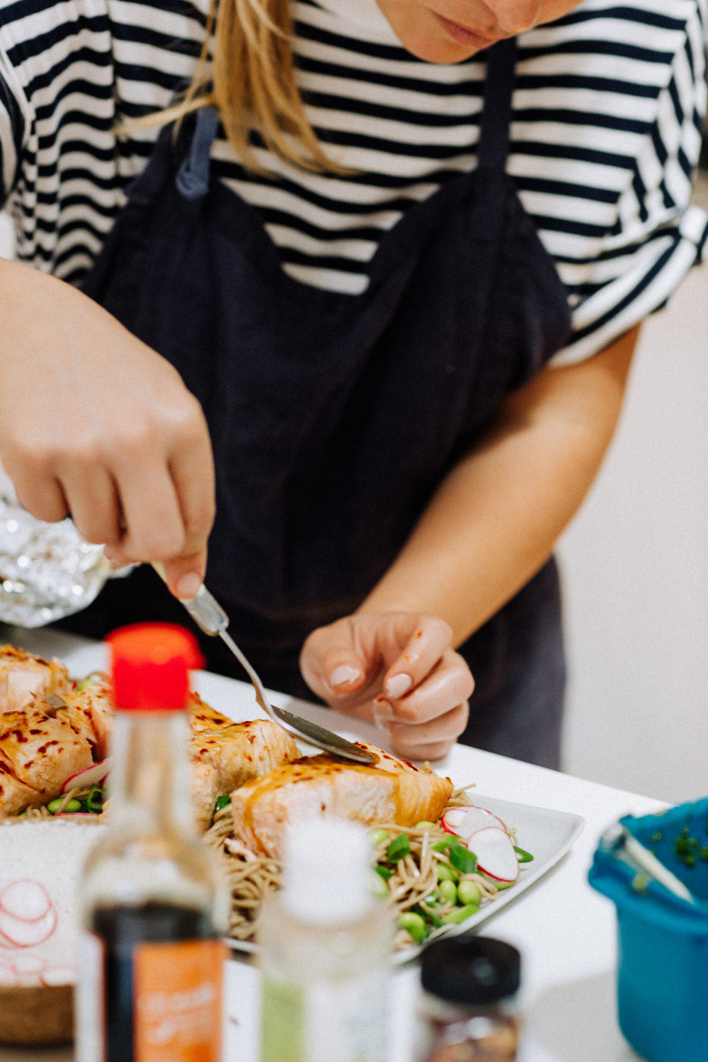 Bohemian Traders Journal: Recipe // Baked Salmon & Soba Noodle Salad